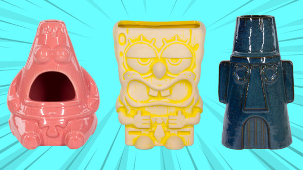 New Collectables - Spongebob Tiki Mugs from Mondo | The Pop Insider