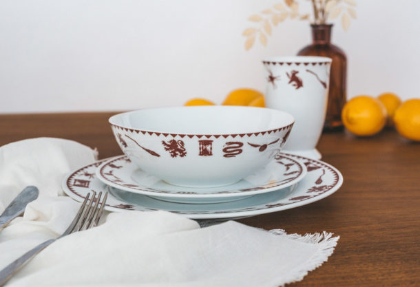 Harry Potter Merch - Voldemort Death Eater Dishware Collection