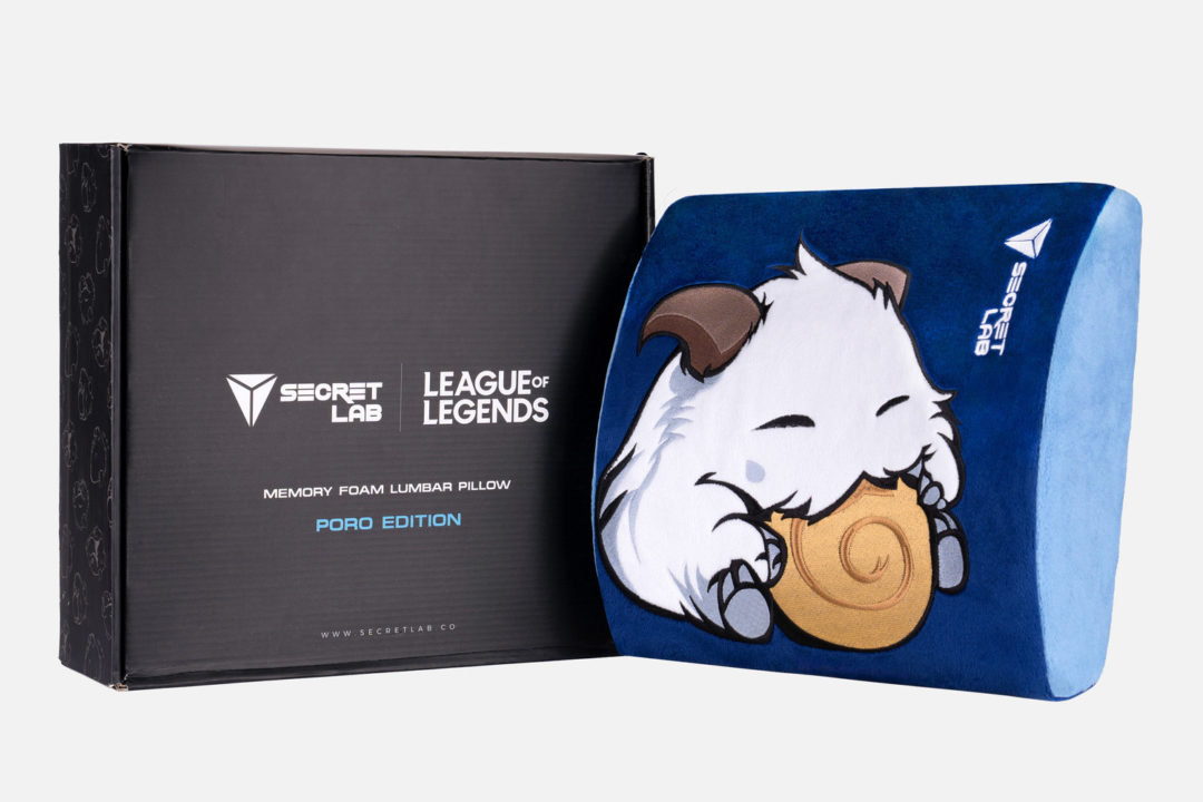 Secretlab x League of Legends Releasing Memory Foam Lumbar Pillows