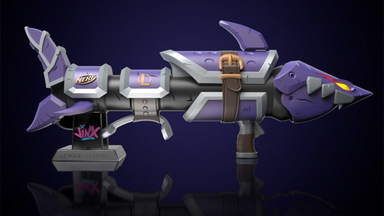 NERF Releasing 'League of Legends' Jinx Blaster on Amazon