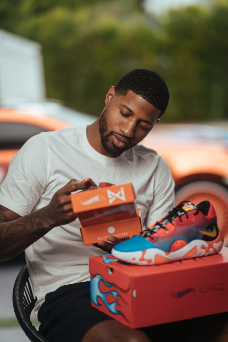 LA Clippers' Paul George Collabs with Hot Wheels and Nike