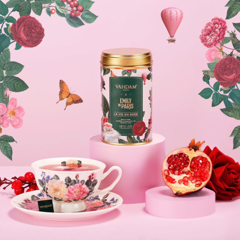 Vahdam Launches 'Emily in Paris' Tea Collection | The Pop Insider