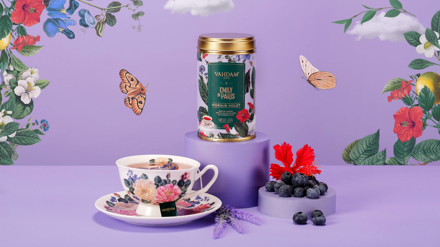 Vahdam Launches 'Emily in Paris' Tea Collection | The Pop Insider