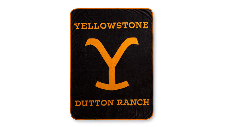 YELLOWSTONE DUTTON RANCH RASCHEL FLEECE THROW BLANKET - The Pop Insider