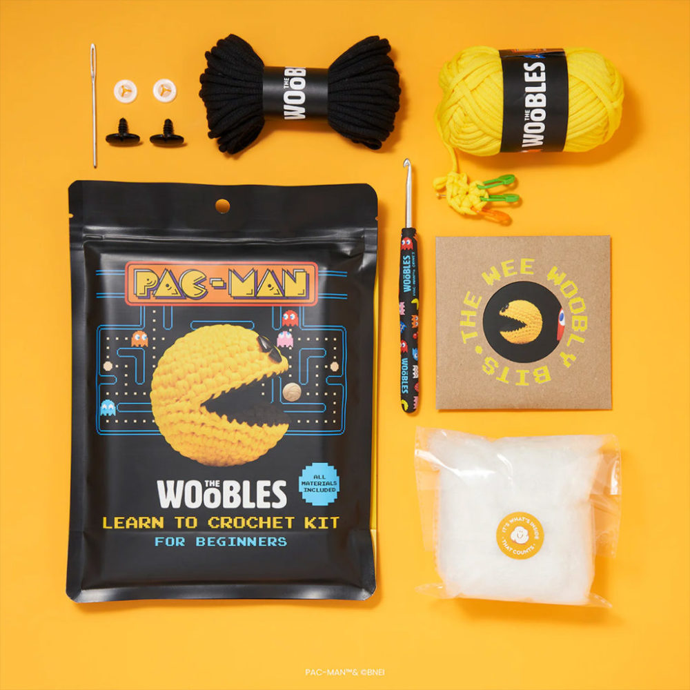Waitlist Open for Adorable Pac-Man Crochet Kits | The Pop Insider