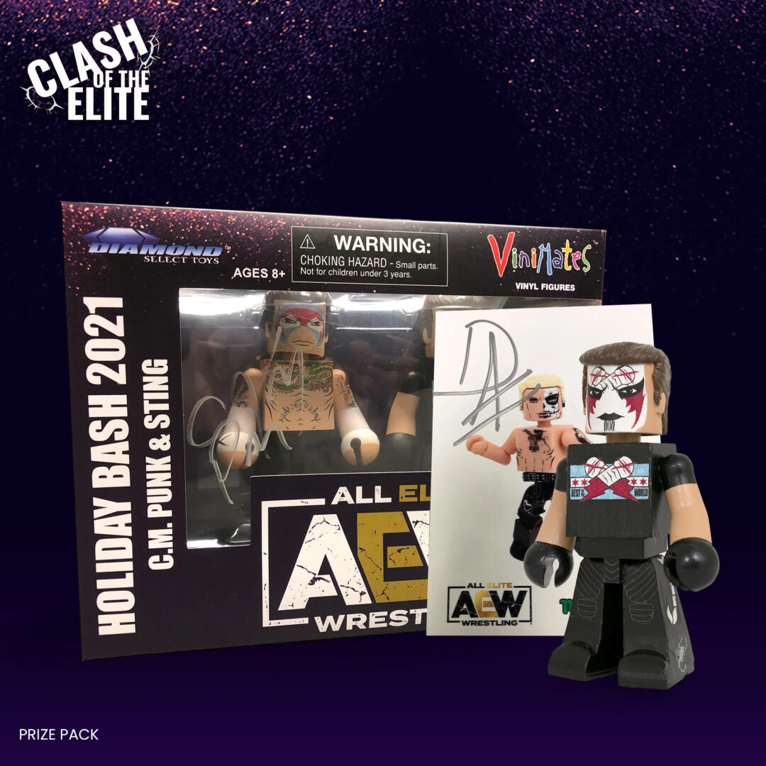 Get a Chance to Win an AEW Prize Pack with "Clash of the Elite"