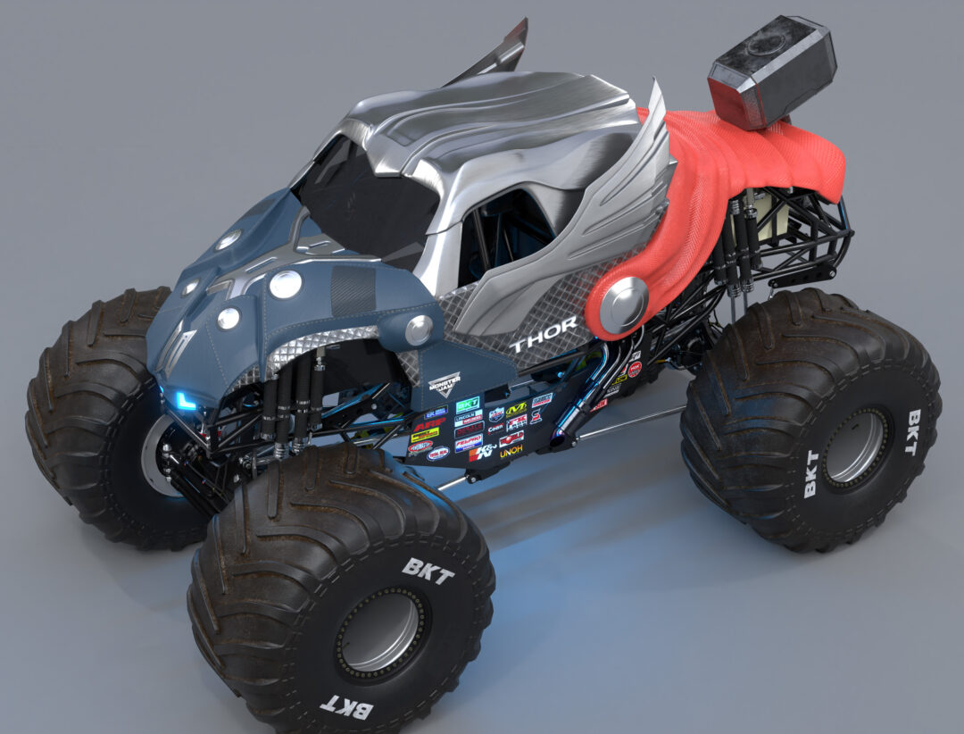 Marvel Superhero Monster Trucks to Debut at Monster Jam