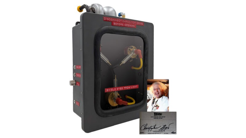 BACK TO THE FUTURE FLUX CAPACITOR CHRISTOPHER LLOYD SIGNATURE EDITION ...
