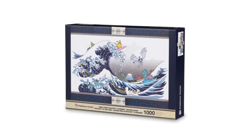 GREAT WAVE PIKACHU & FRIENDS POKÉMON PUZZLE (1,000 PIECES) - The Pop ...