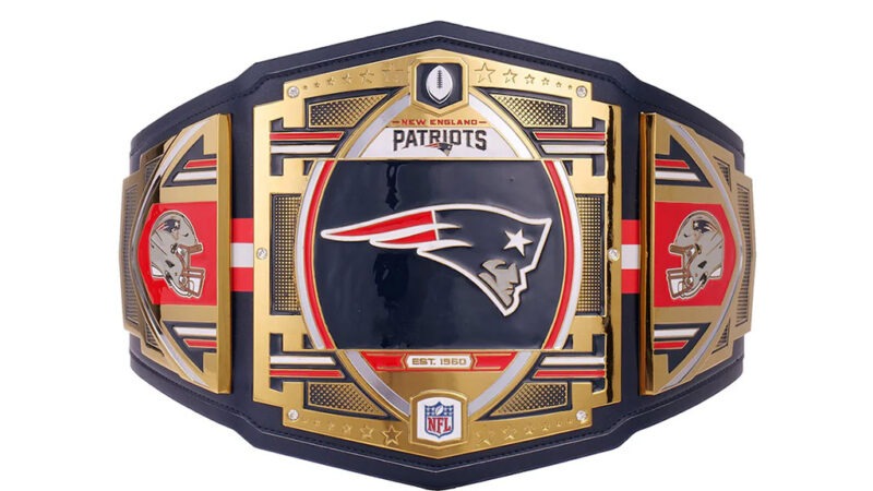 WWE and NFL Team Up for Team-Inspired Legacy Title Belts | The Pop Insider
