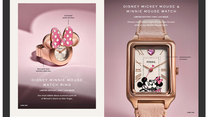 The Fossil x Disney Valentine's Day Collection | The Pop Insider