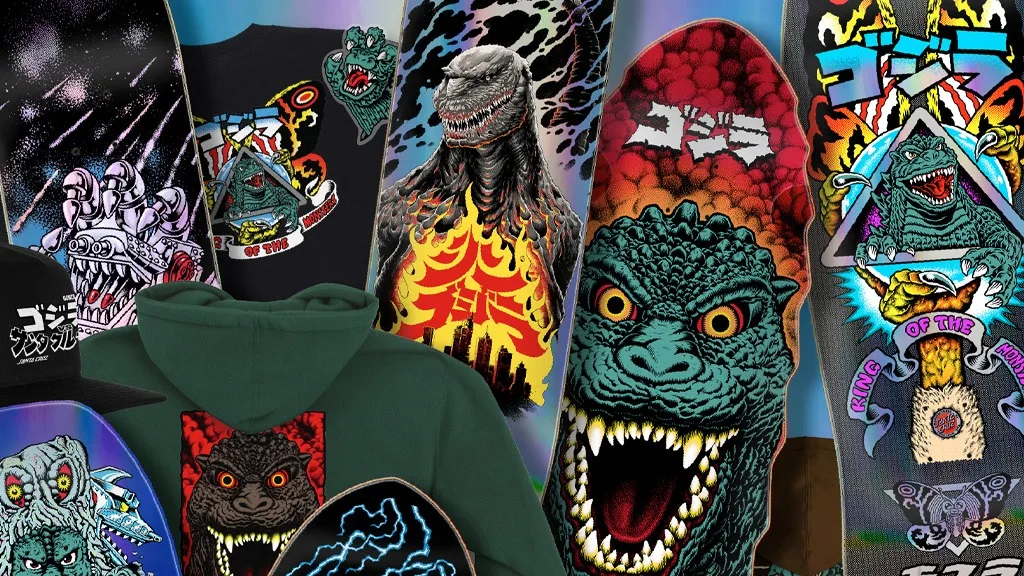 Hit the Skate Park with Santa Cruz Skateboards' New Godzilla Collection ...