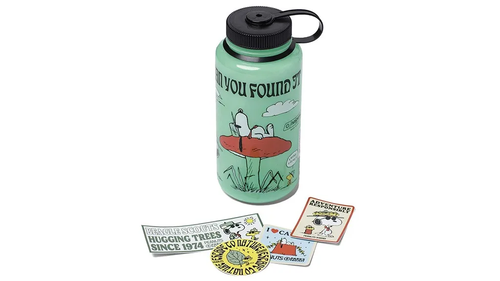 PEANUTS X PARKS PROJECT RECYCLED WATER BOTTLE AND STICKER PACK - The ...