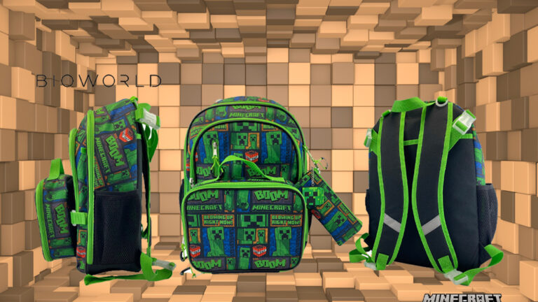 Bioworld Releasing New Adaptive Minecraft Backpacks | The Pop Insider