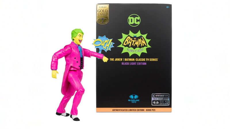 DC RETRO THE JOKER BATMAN: CLASSIC TV SERIES BLACK LIGHT GOLD LABEL 6 ...