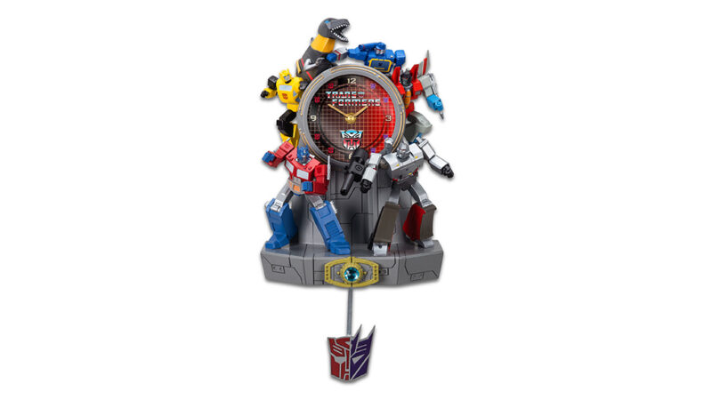 TRANSFORMERS SCULPTURAL AUTOBOTS VS. DECEPTICONS WALL CLOCK - The Pop ...