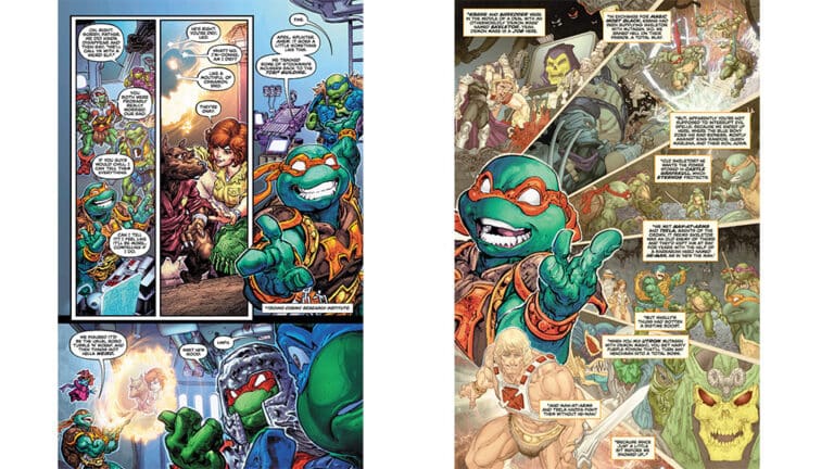 EXCLUSIVE FIRST LOOK: TMNT and MOTU Join Forces in New Dark Horse Comic ...