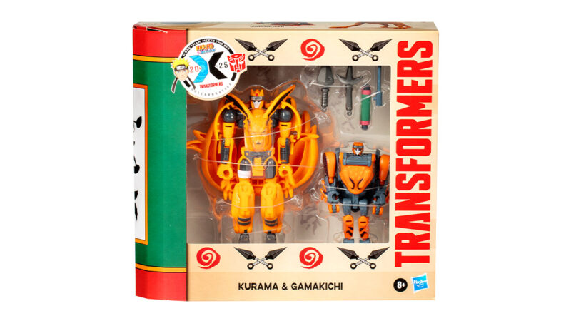 TRANSFORMERS COLLABORATIVE NARUTO SHIPPUDEN ACTION FIGURE 2-PACK KURAMA ...