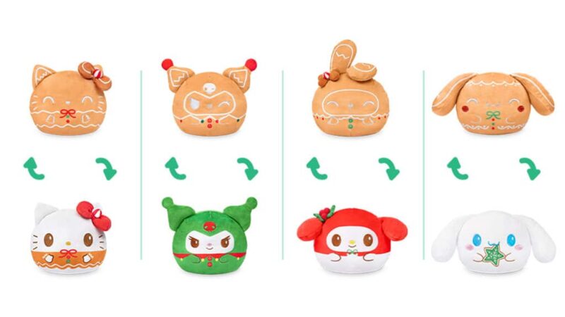 TeeTurtle Ups the Cute Factor with New Godzilla, Sanrio Holiday Plush ...