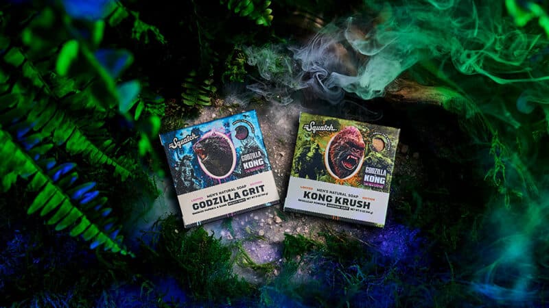 Crush Your Cleaning Routine with Dr. Squatch’s Godzilla X Kong Soaps ...