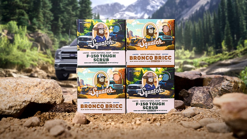 Get Your Grime in Gear with Dr. Squatch’s Ford Scrubs - The Pop Insider
