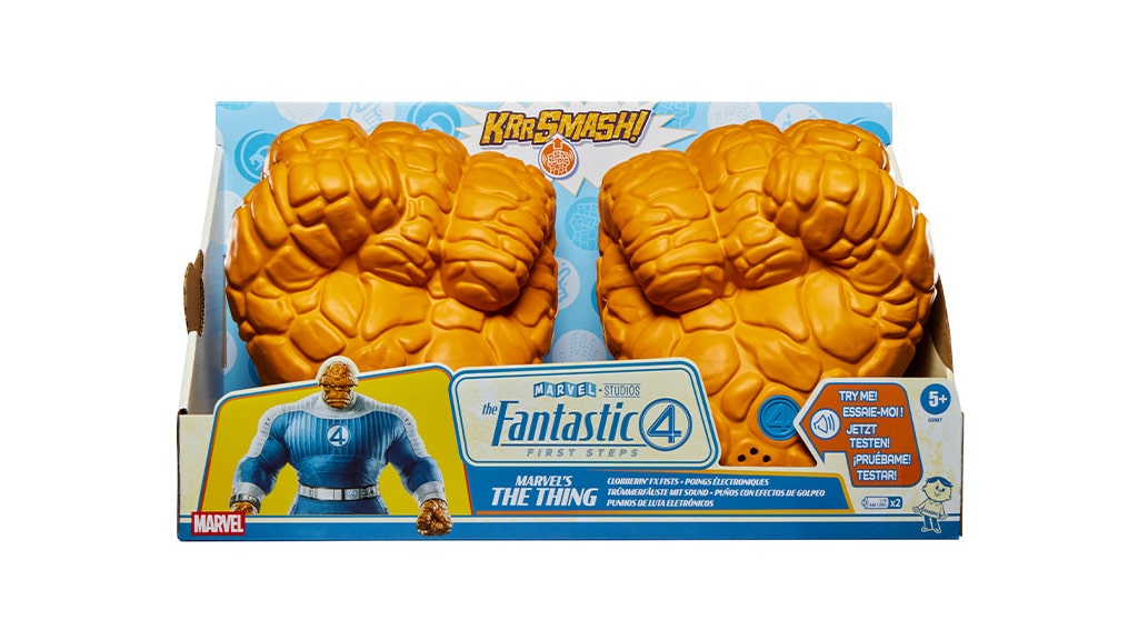THE FANTASTIC FOUR: FIRST STEPS THE THING CLOBBERIN’ FX FISTS - The Pop ...