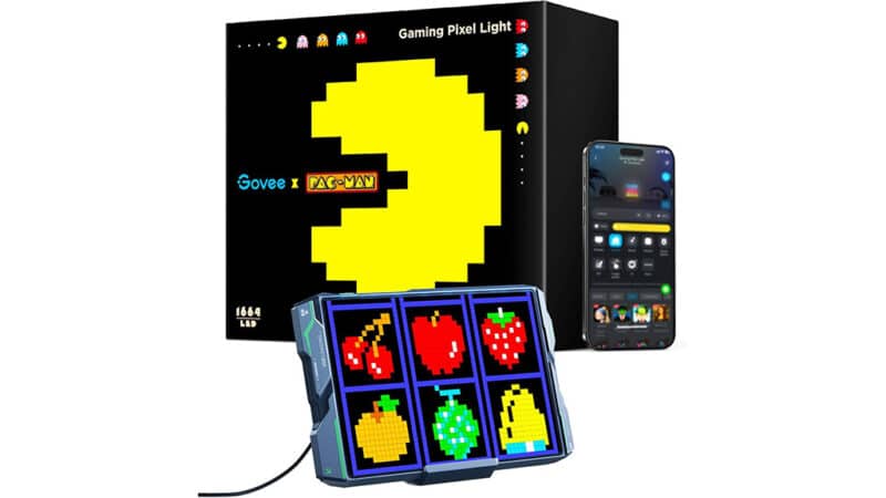 PAC-MAN GAMING PIXEL LIGHT - The Pop Insider