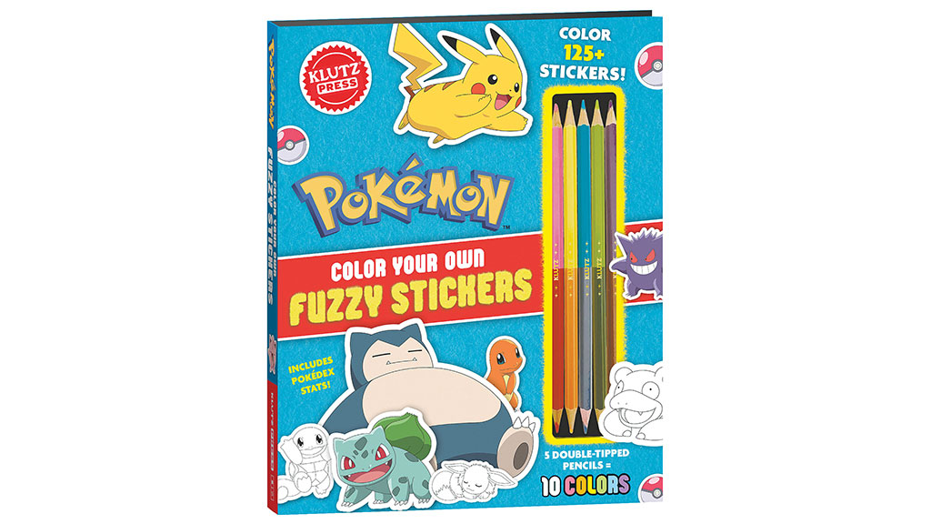 POKÉMON COLOR YOUR OWN FUZZY STICKERS - The Pop Insider