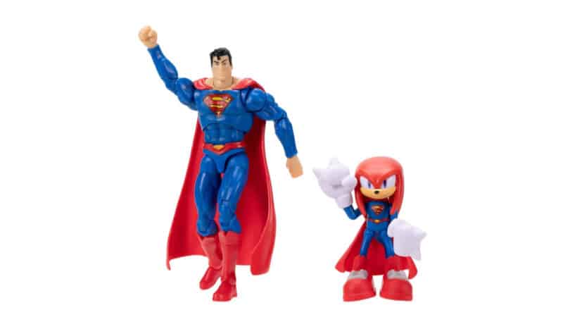 DC X SONIC THE HEDGEHOG KNUCKLES AND SUPERMAN ACTION FIGURES - The Pop ...