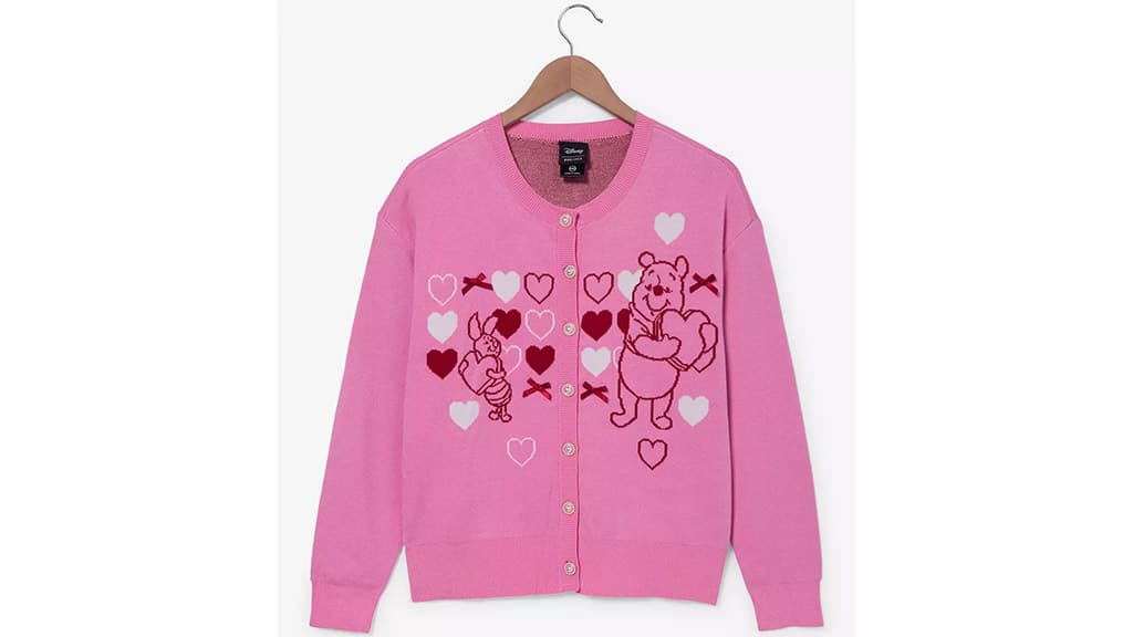 PIGLET AND POOH BEAR HEARTS CARDIGAN - The Pop Insider