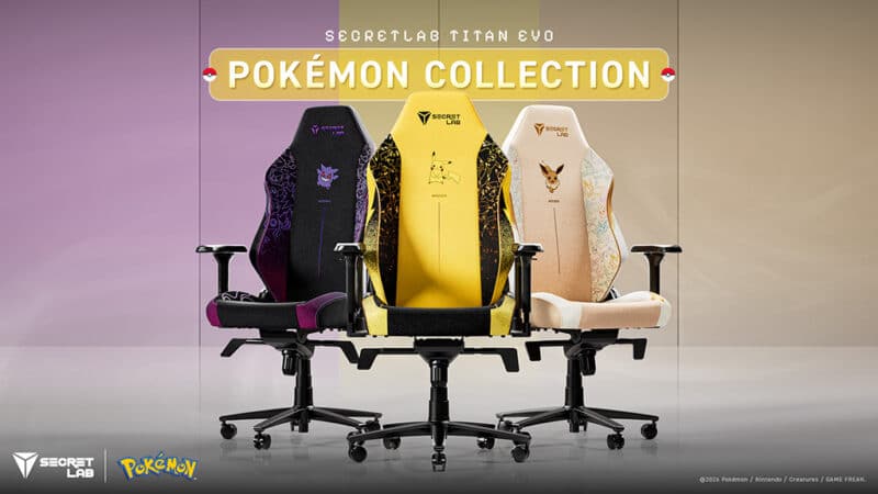 Secretlab's Pokémon Gaming Chairs Are a Ball - The Pop Insider