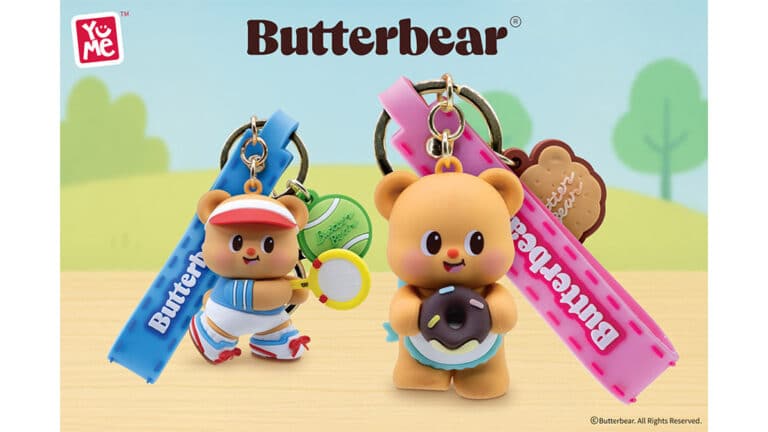 BUTTERBEAR EVERYDAY KEYCHAIN & STRAP — SERIES 1 AND 2 - The Pop Insider