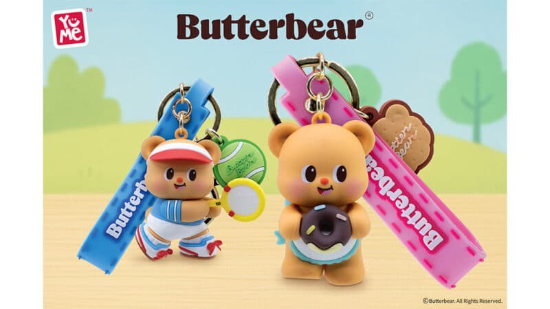 BUTTERBEAR EVERYDAY KEYCHAIN & STRAP — SERIES 1 AND 2 - The Pop Insider