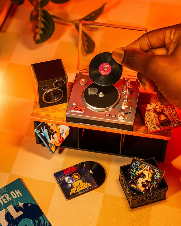 MGA Drops the Needle on Mini Vinyl with Fully Playable Miniverse Real ...